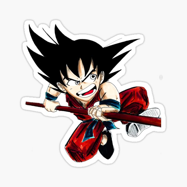 "son goku and the dragon ball" Sticker by jorgelebeau | Redbubble