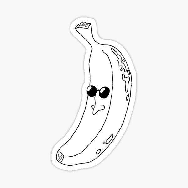 "Cool Nanner" Sticker for Sale by GoofsNDoodles | Redbubble