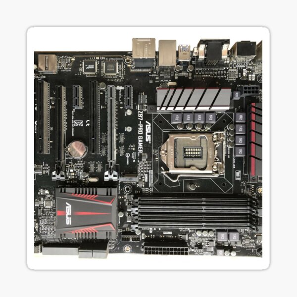 "Computer Motherboard" Sticker for Sale by Quirki | Redbubble