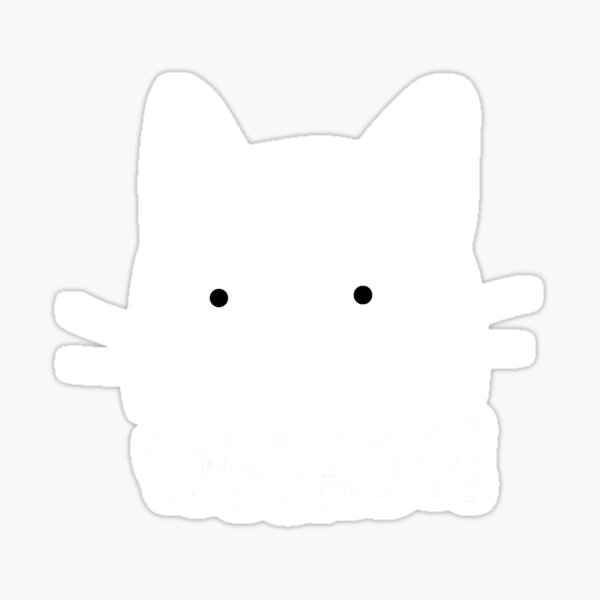 "WOOHOO FUNNY CAT SHIRT" Sticker for Sale by Graphroad | Redbubble