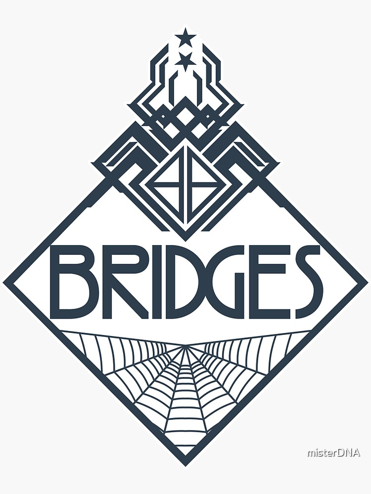 "BRIDGES (Expedition 1) Logo" Sticker for Sale by misterDNA | Redbubble