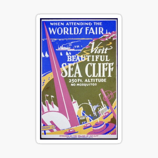"World's Fair," Sticker for Sale by bluefsc | Redbubble