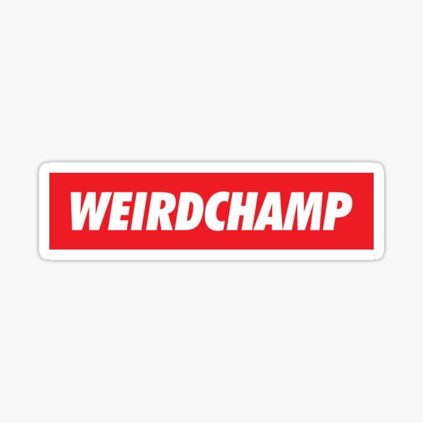 "Weirdchamp meme" Sticker for Sale by jonasly | Redbubble