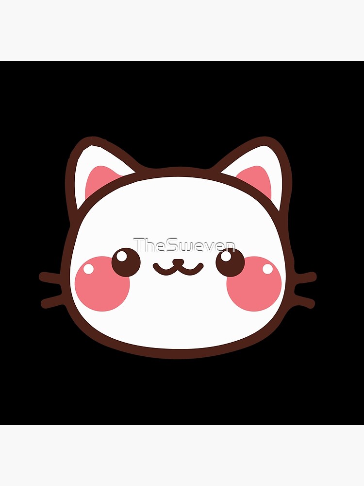 "Cute Cartoon Anime Cat Pattern" Poster by TheSweven | Redbubble