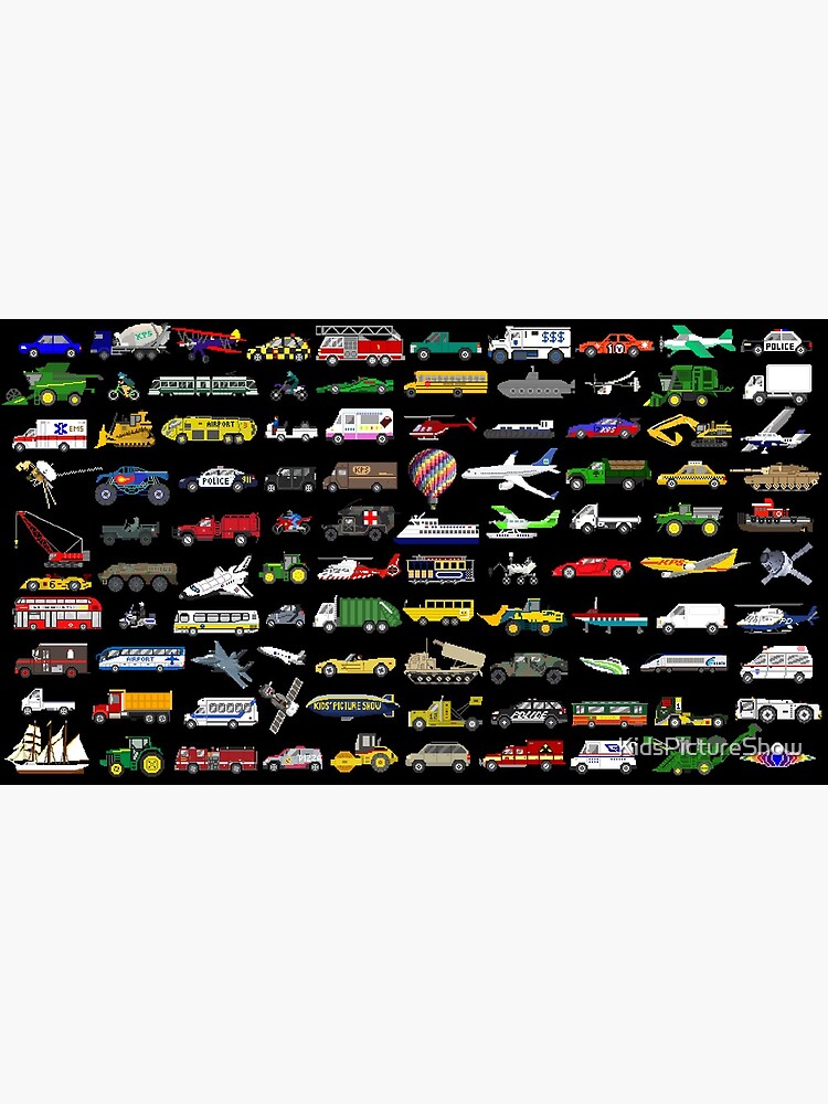 100 Vehicles The Kids Picture Show Photographic Print For Sale By