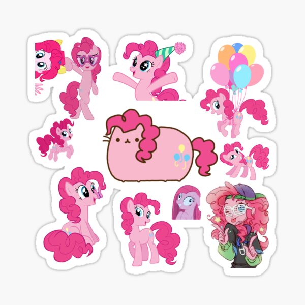 "pinkie pie!" Sticker for Sale by Trippy-Times | Redbubble