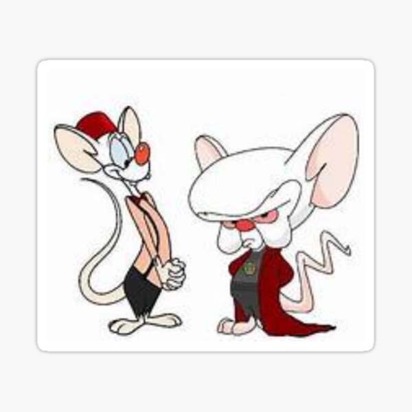 Pinky And The Brain Stickers | Redbubble
