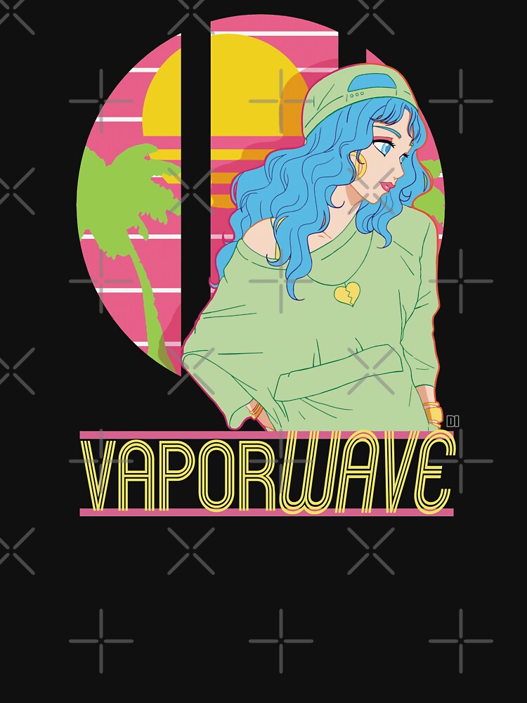 Vaporwave Anime Girl T Shirt For Sale By Daphinteresting Redbubble