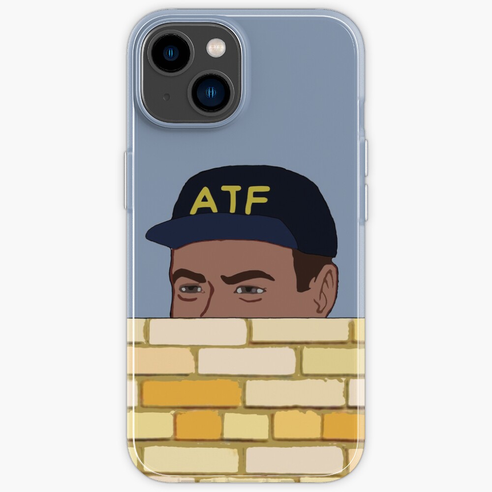 "ATF Guy Fence Peeking - Meme, Gun Rights" iPhone Case for Sale by ...