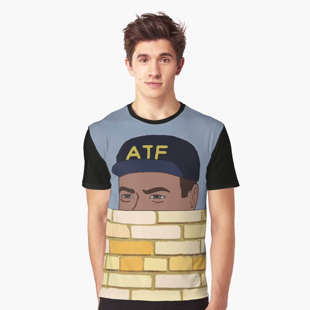 "ATF Guy Fence Peeking - Meme, Gun Rights" Sticker for Sale by ...