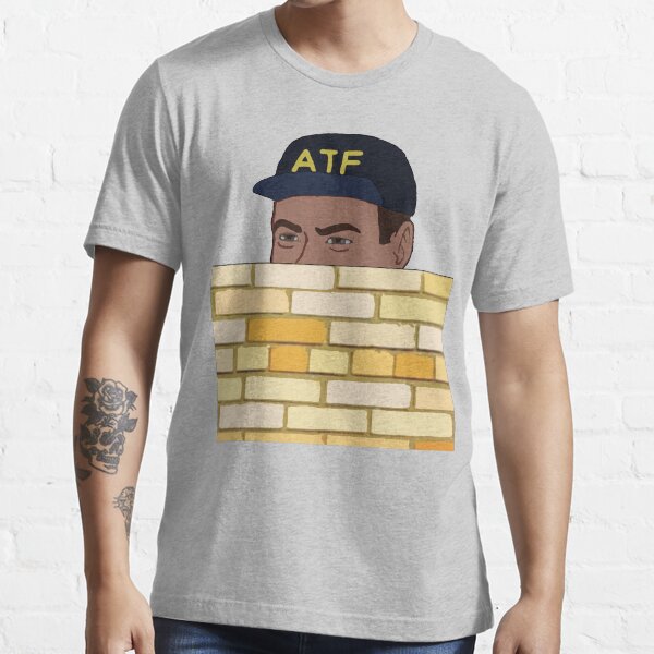 "ATF Guy Fence Peeking - Meme, Gun Rights" T-shirt for Sale by ...