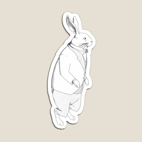 "March Hare" Magnet for Sale by peturartwork | Redbubble