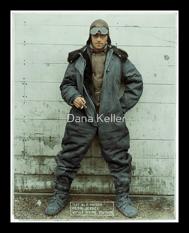 "Pilot William "Wild Bill" Hopson, 1926" by Dana Keller | Redbubble