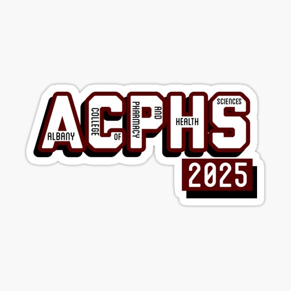 "acphs" Sticker by natgillette7 | Redbubble