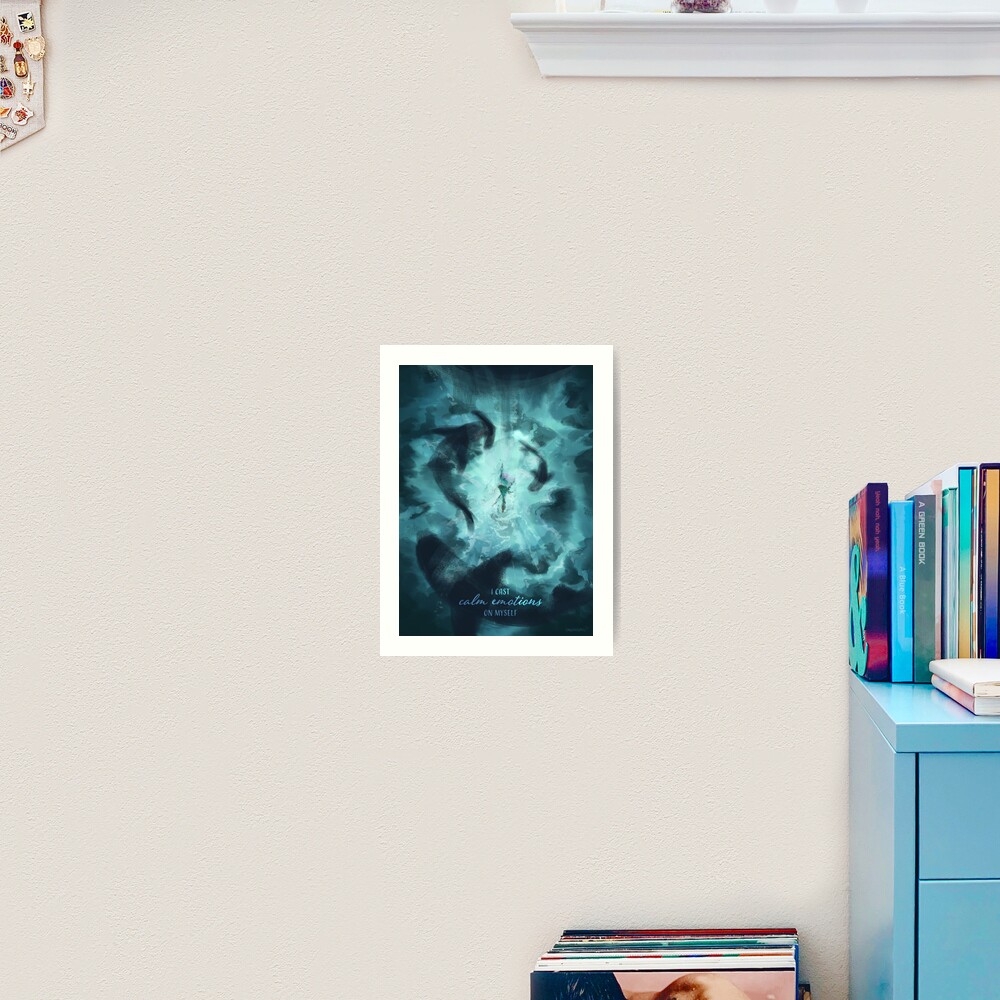 "I Cast Calm Emotions On Myself" Art Print for Sale by lanesandsparks ...