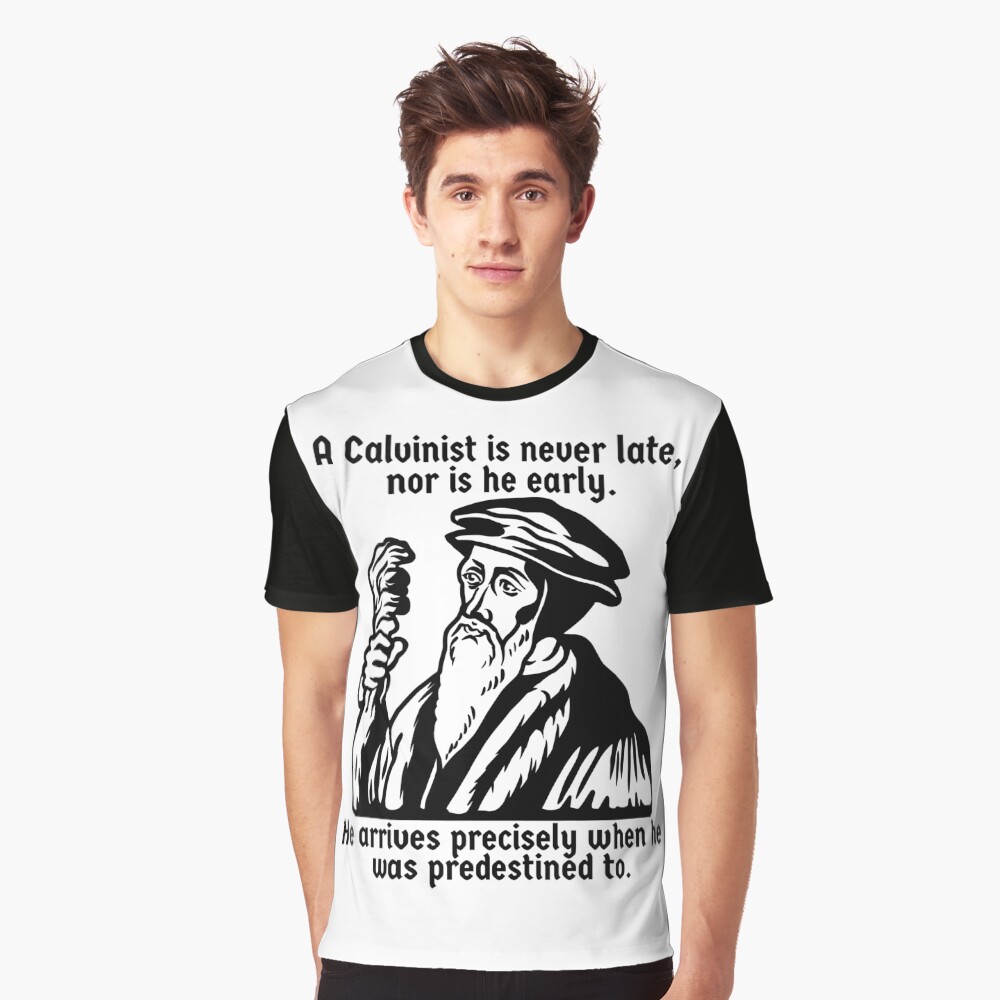 "Calvinist Wizard" Sticker for Sale by HalpinDesign | Redbubble