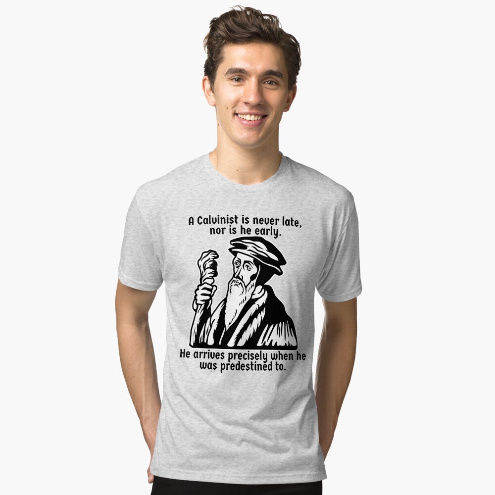 "Calvinist Wizard" Sticker for Sale by HalpinDesign | Redbubble