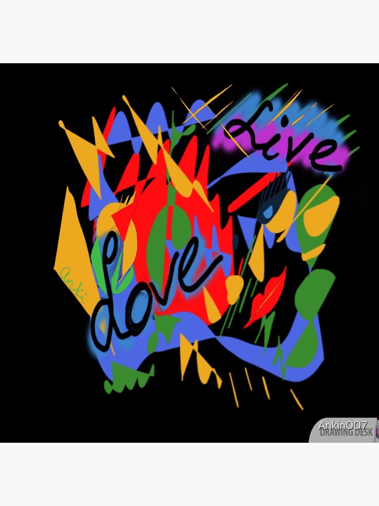 "Live-Love-Life" Sticker for Sale by Ankin007 | Redbubble