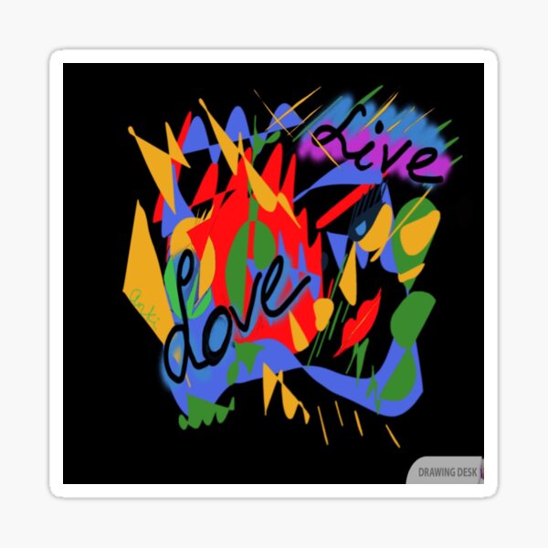 "Live-Love-Life" Sticker for Sale by Ankin007 | Redbubble