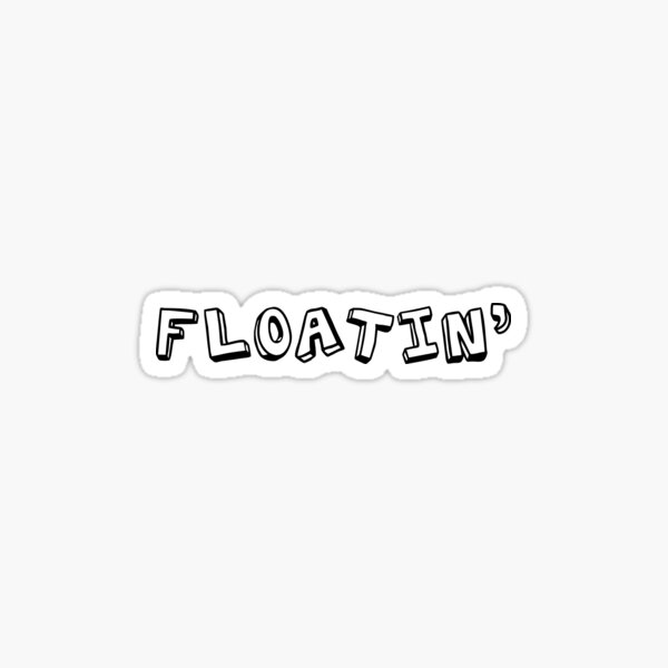 "Simple Floating Outline Design" Sticker for Sale by iqian | Redbubble