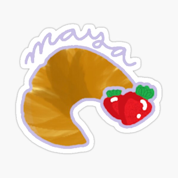 Maya”" Sticker for Sale by yoursmiley | Redbubble
