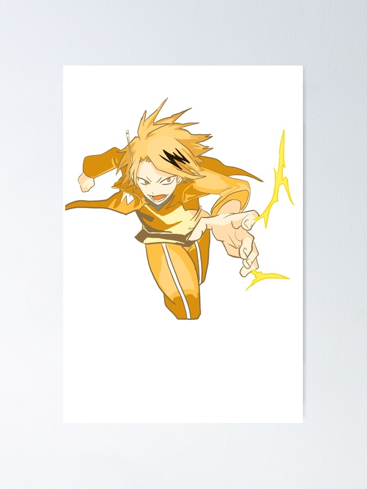 "Denki Kaminari" Poster by Barylroll2424 | Redbubble