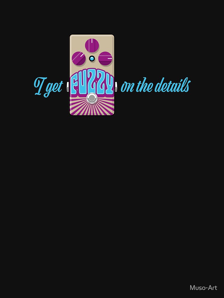 "I get fuzzy on the details (blue)" Active T-Shirt by Muso-Art | Redbubble