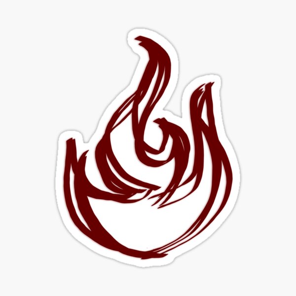 "Fire logo" Sticker by Eddy24 | Redbubble
