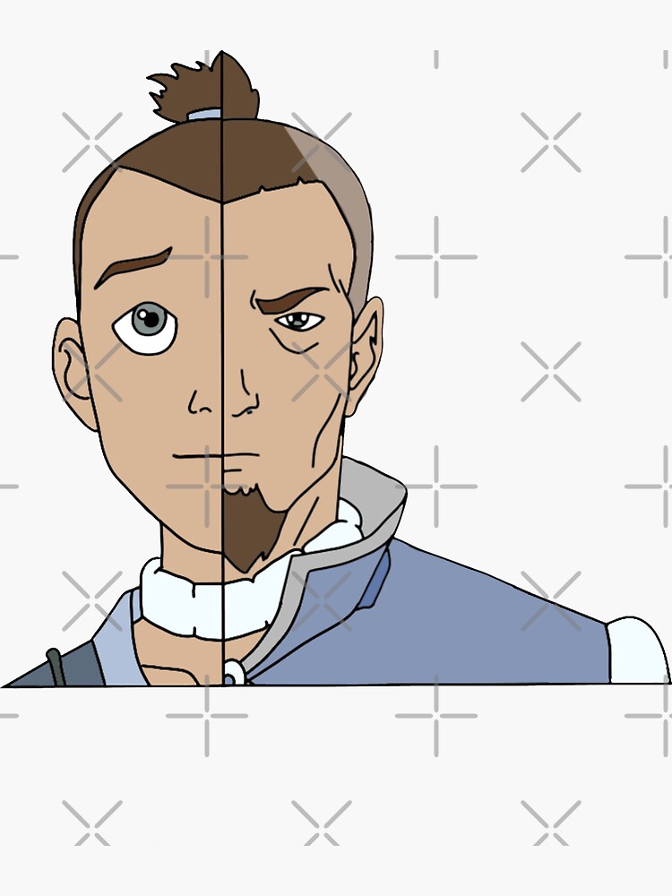 "Sokka Old/Young" Sticker by kkanthatham | Redbubble