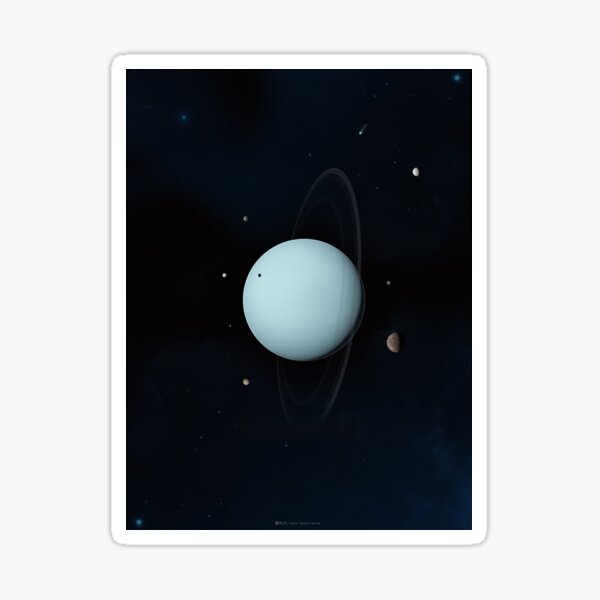 "Uranus " Sticker for Sale by BOSPlanets | Redbubble