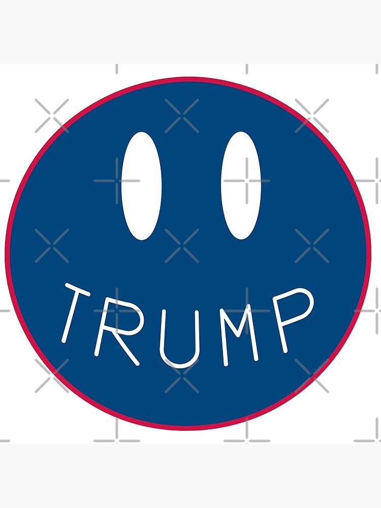 "Trump Word Face" Poster by NicholasForbes | Redbubble