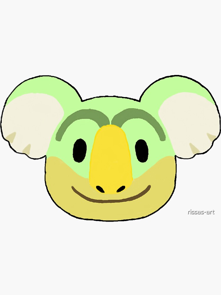 "lyman acnh" Sticker for Sale by rissas-art | Redbubble