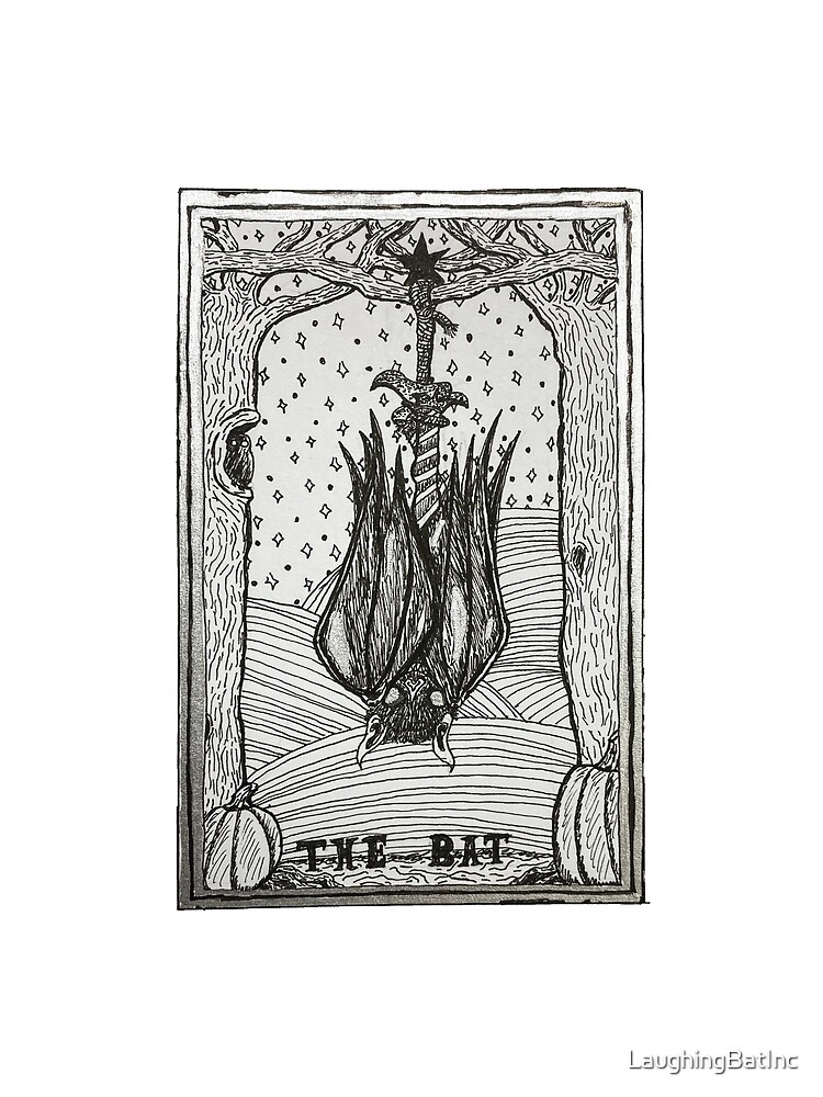 "The Bat Tarot Card" Poster by LaughingBatInc | Redbubble