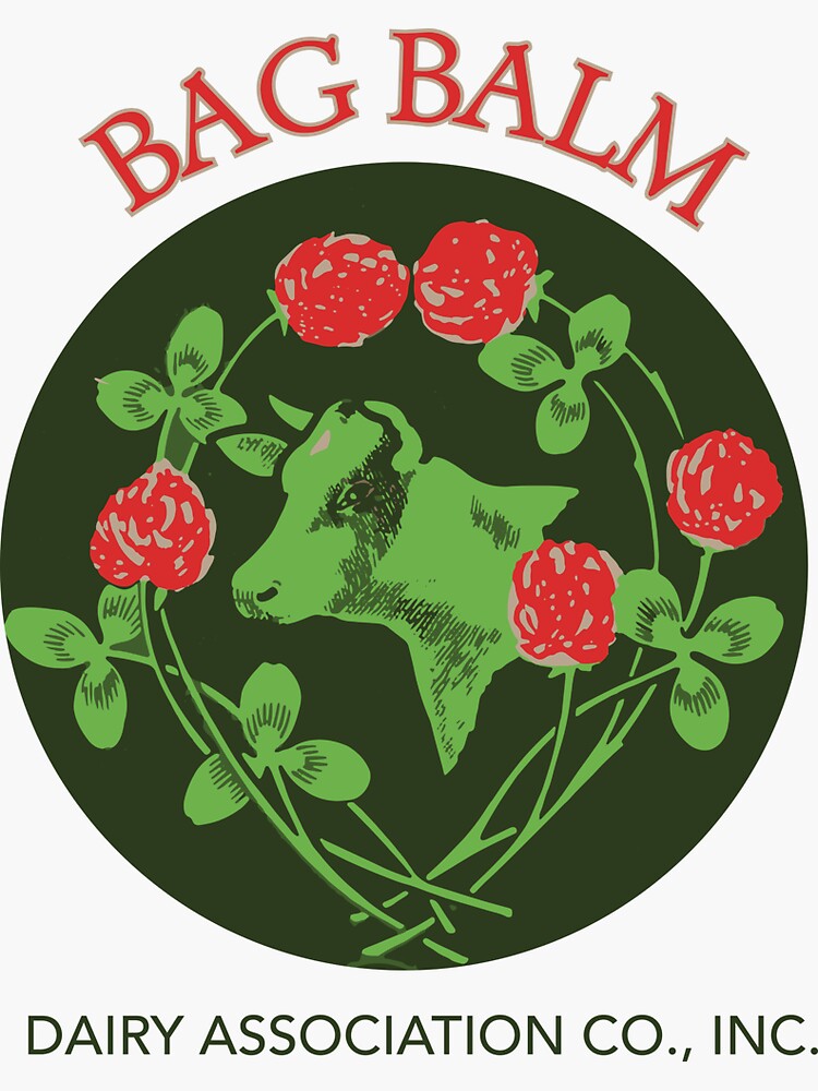 "Classic Bag Balm Logo" Sticker for Sale by snootywaffles | Redbubble