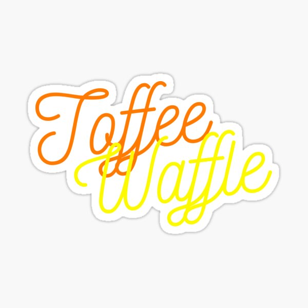 "Toffee Waffle Art" Sticker by ToffeeWaffle | Redbubble