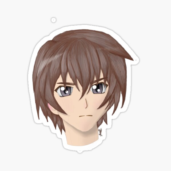 "Maebara Keiichi" Sticker for Sale by cescas-art | Redbubble