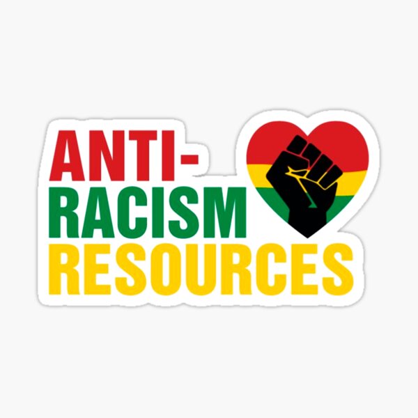 "No racism" Sticker by OnIlustraciones | Redbubble