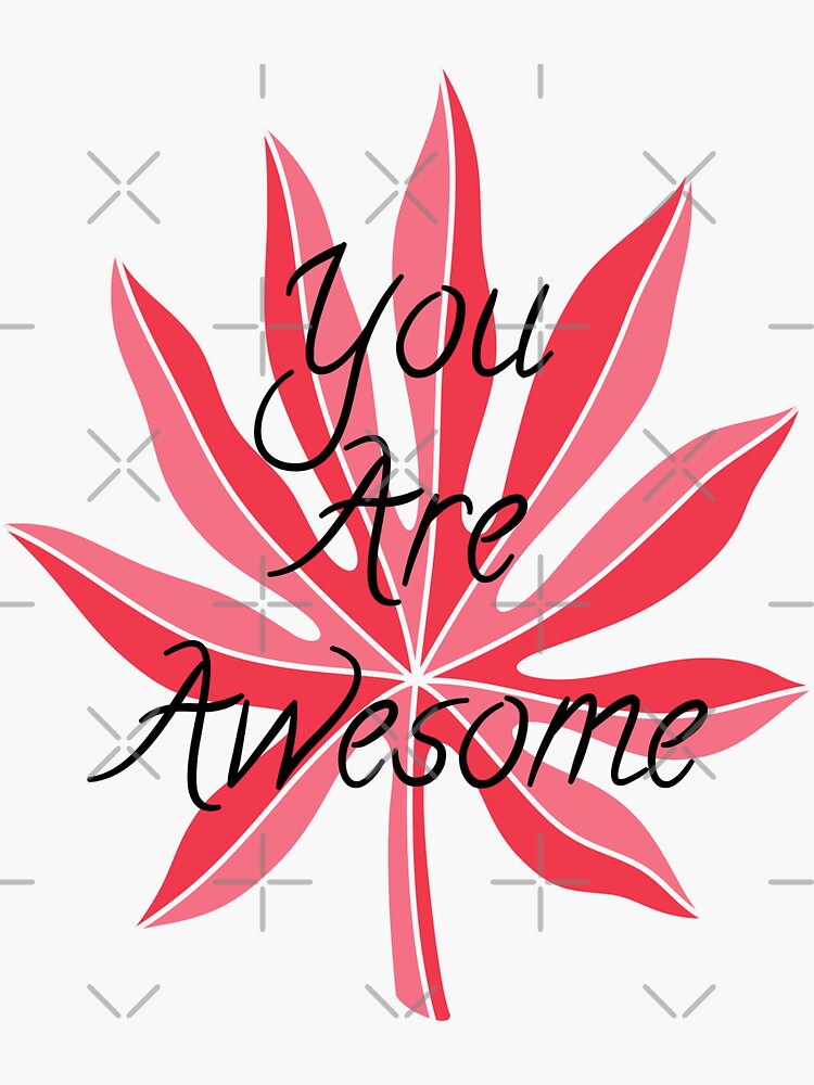"You are Awesome " Sticker for Sale by kavi07 | Redbubble