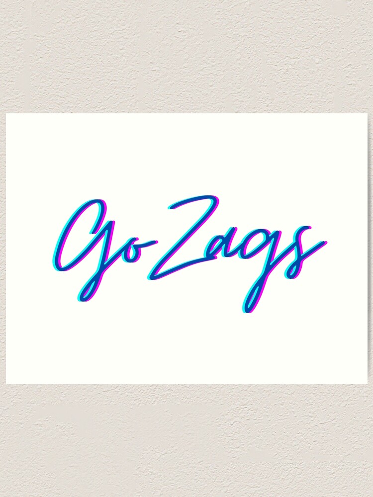 "3D Gonzaga University "Go Zags" Gonzaga Bulldogs College School Spirit ...