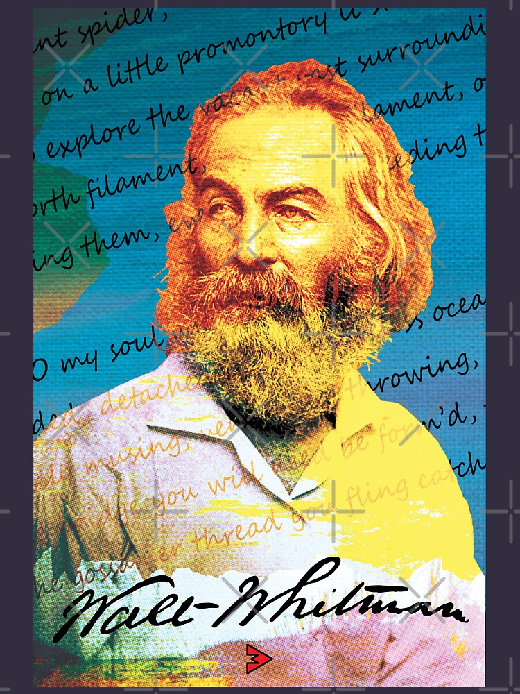 "Walt Whitman - Leaves of Grass" T-shirt for Sale by exilekings ...