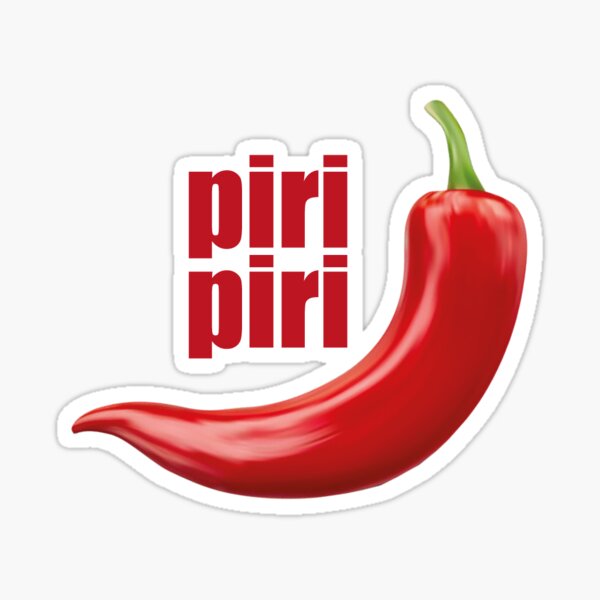 "piri piri" Sticker for Sale by robertschlund | Redbubble