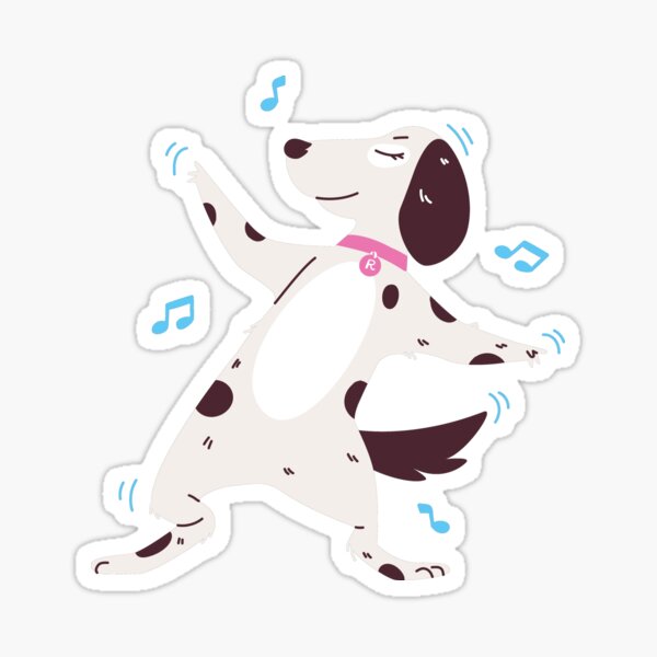 "DOG VIBING!" Sticker for Sale by Prabh2141 | Redbubble