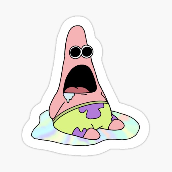 "Trippy Patrick" Sticker for Sale by JsStickerss | Redbubble