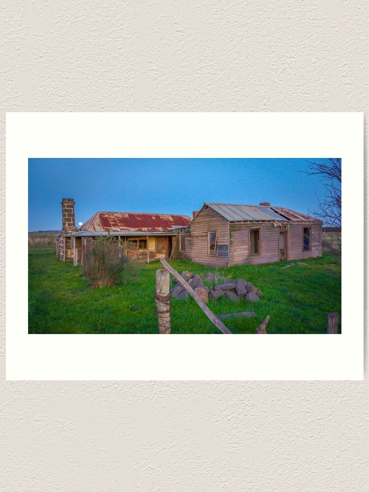 "Ned Kelly's Home in Beveridge" Art Print by sjphotocomau | Redbubble