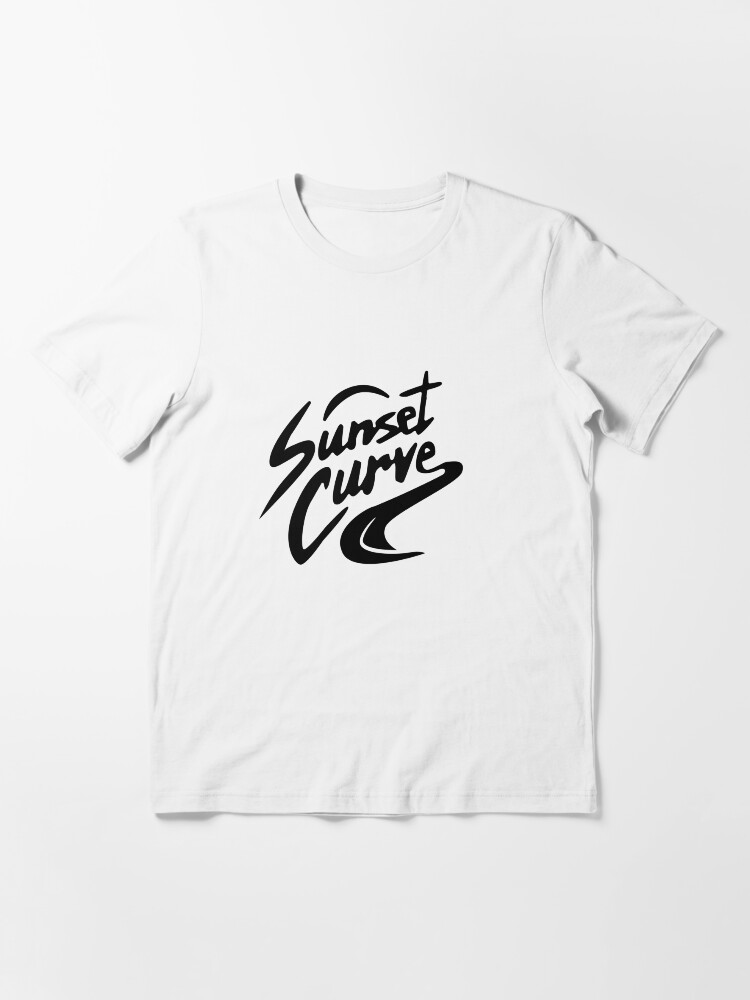 "sunset curve logo" T-shirt for Sale by sca09 | Redbubble | julie and ...