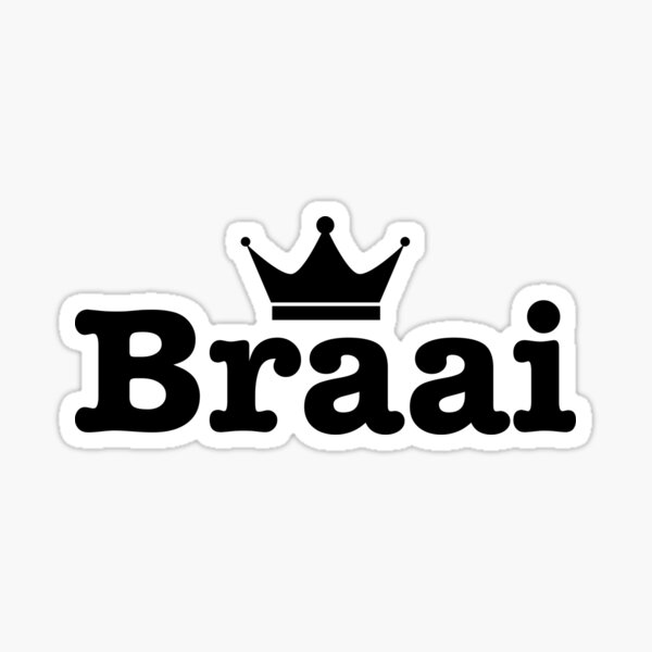 "Braai King South Africa" Sticker by jakesandtanz | Redbubble