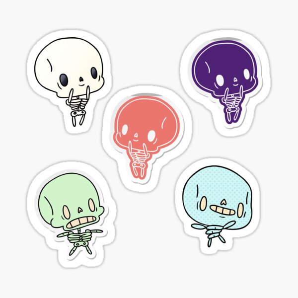 "Skeleton - Halloween Sticker Pack " Sticker for Sale by Stickerpacks ...