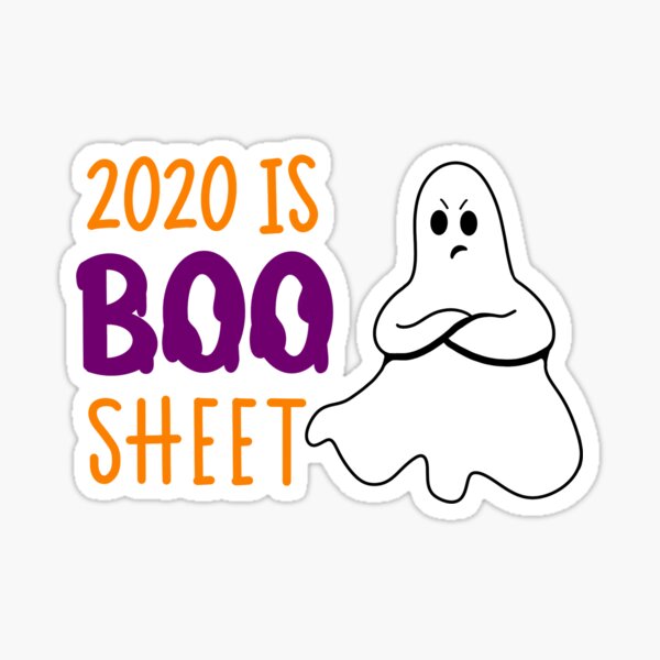 "Boo Sheet" Sticker for Sale by SpikePunch | Redbubble