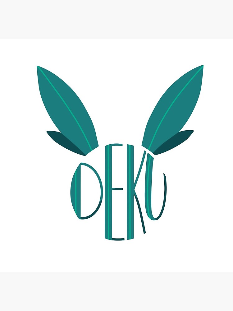 "My Hero Academia Deku Logo" Art Print for Sale by jcaitm | Redbubble