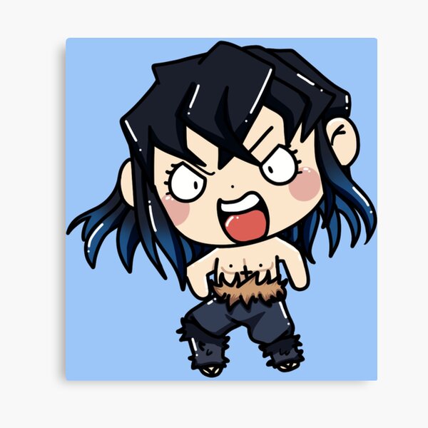 Inosuke Hashibira Chibi Canvas Prints | Redbubble